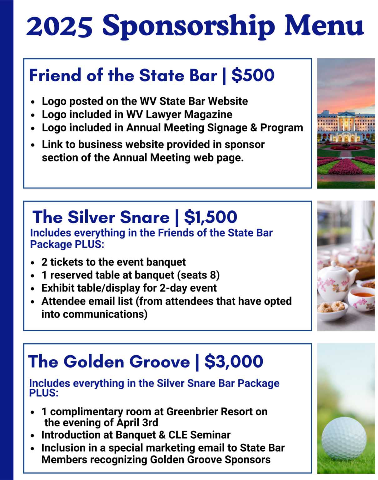 2025 Annual Meeting Sponsorship Opportunities