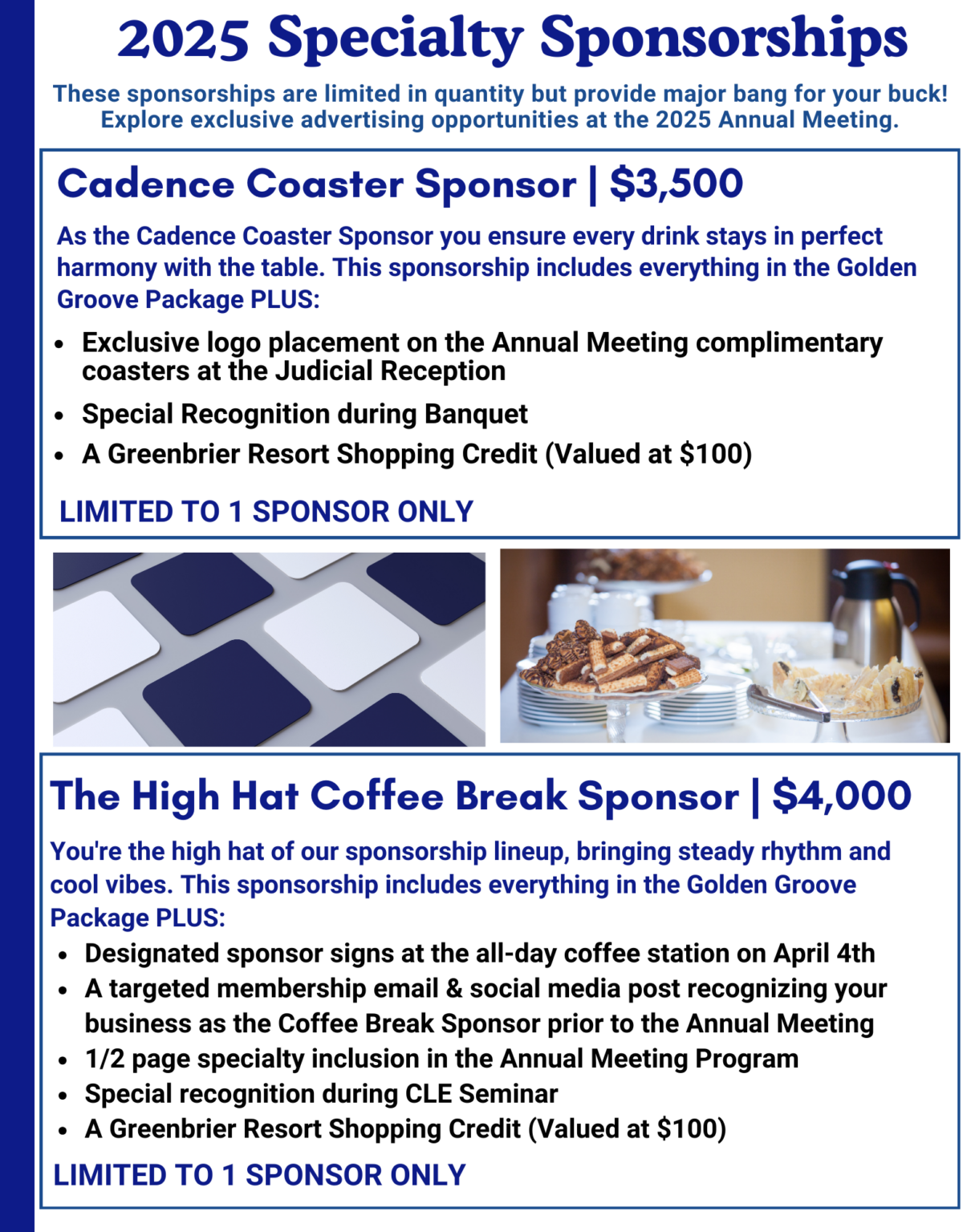 2025 Annual Meeting Sponsorship Opportunities